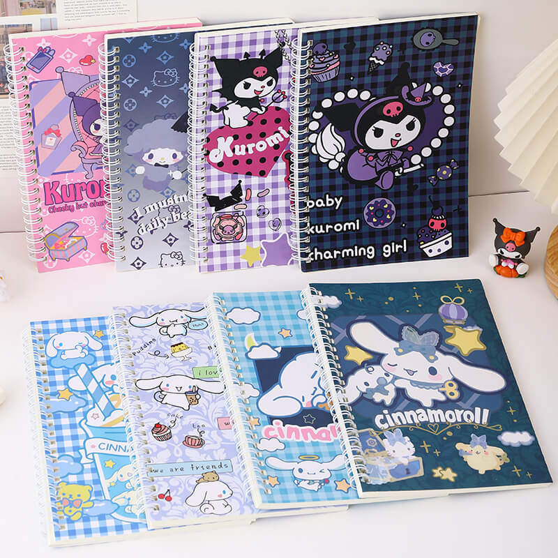 Adorable A5 Spiral Bound Notebook Cute Cartoons Notepad Random one ...