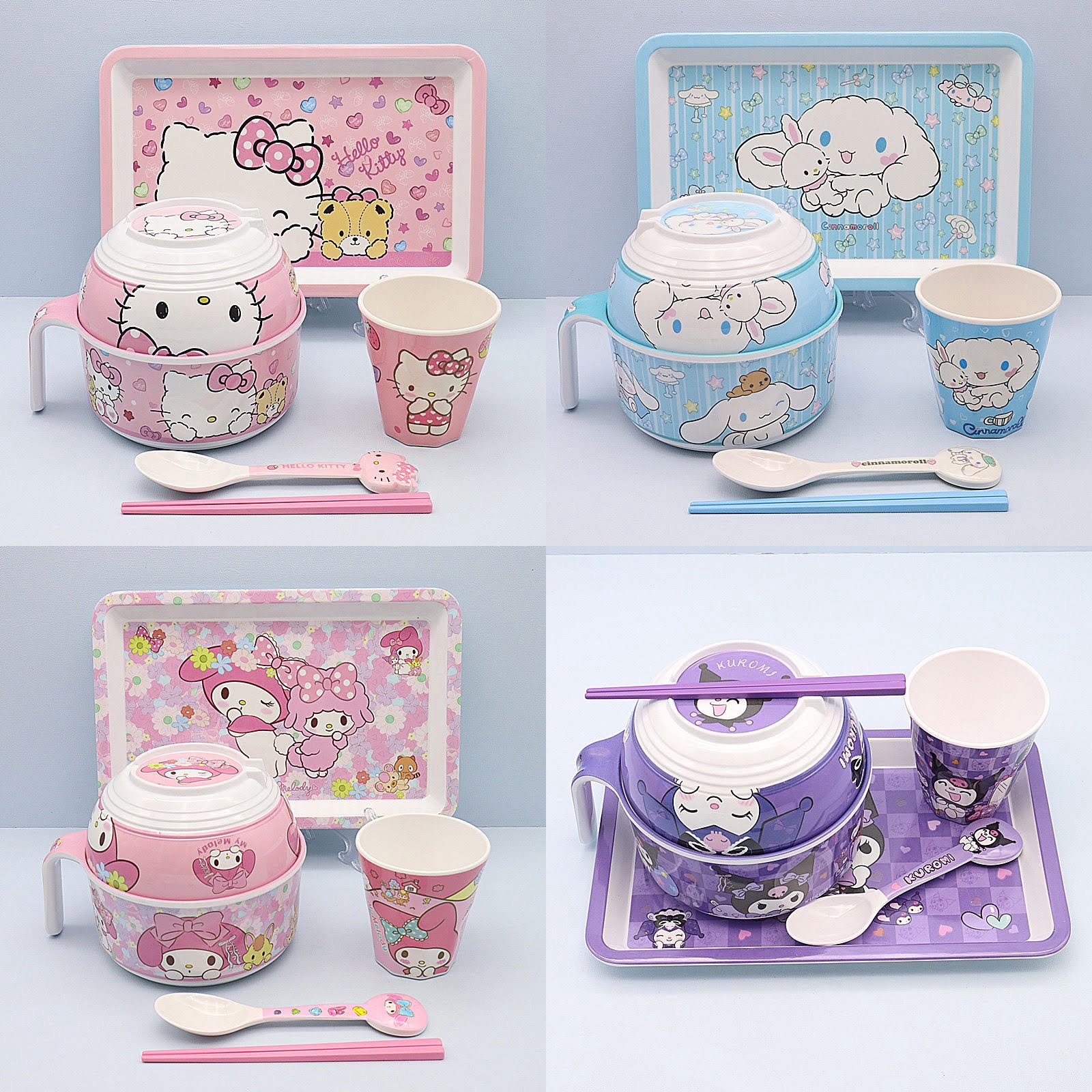 Hello Kitty and Friends Melamine Dining Set – Toki Finds