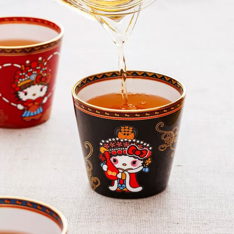 Hello Kitty Chinese Fusion Creative Bone China Cup Luxury Gift Box Set ...