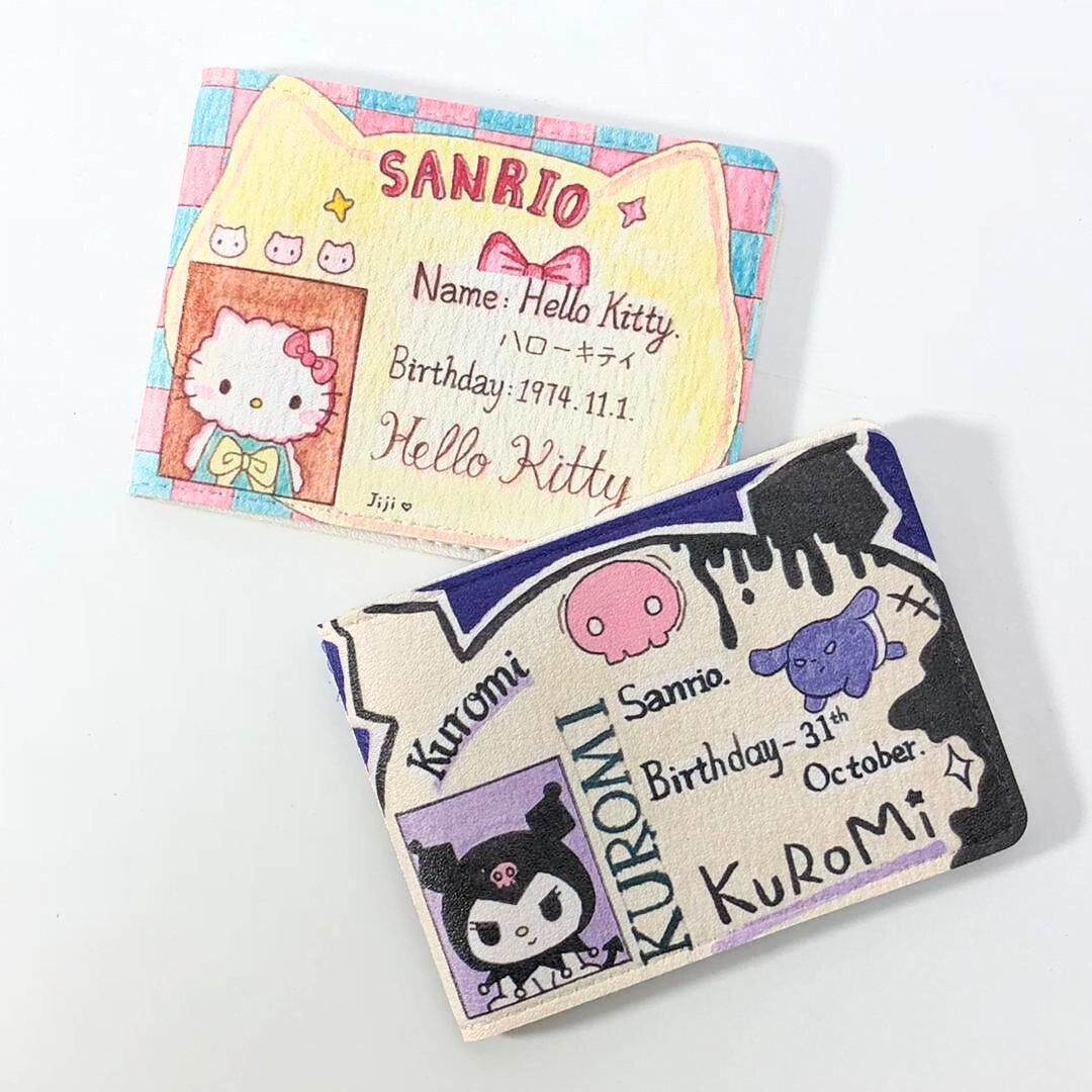 Hellokitty & Kuromi Driving license, Bank Card Holder Can Hold 4 Cards ...