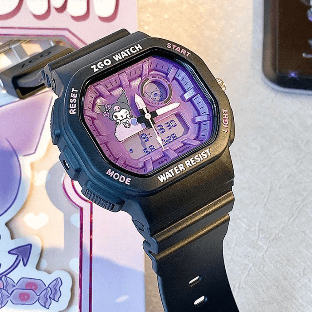 Kuromi Digital Watch with Waterproof Design – Toki Finds